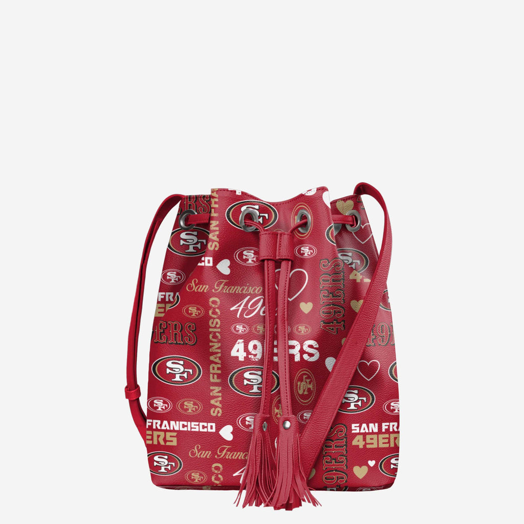 San Francisco 49ers Logo Love Cinch Purse FOCO