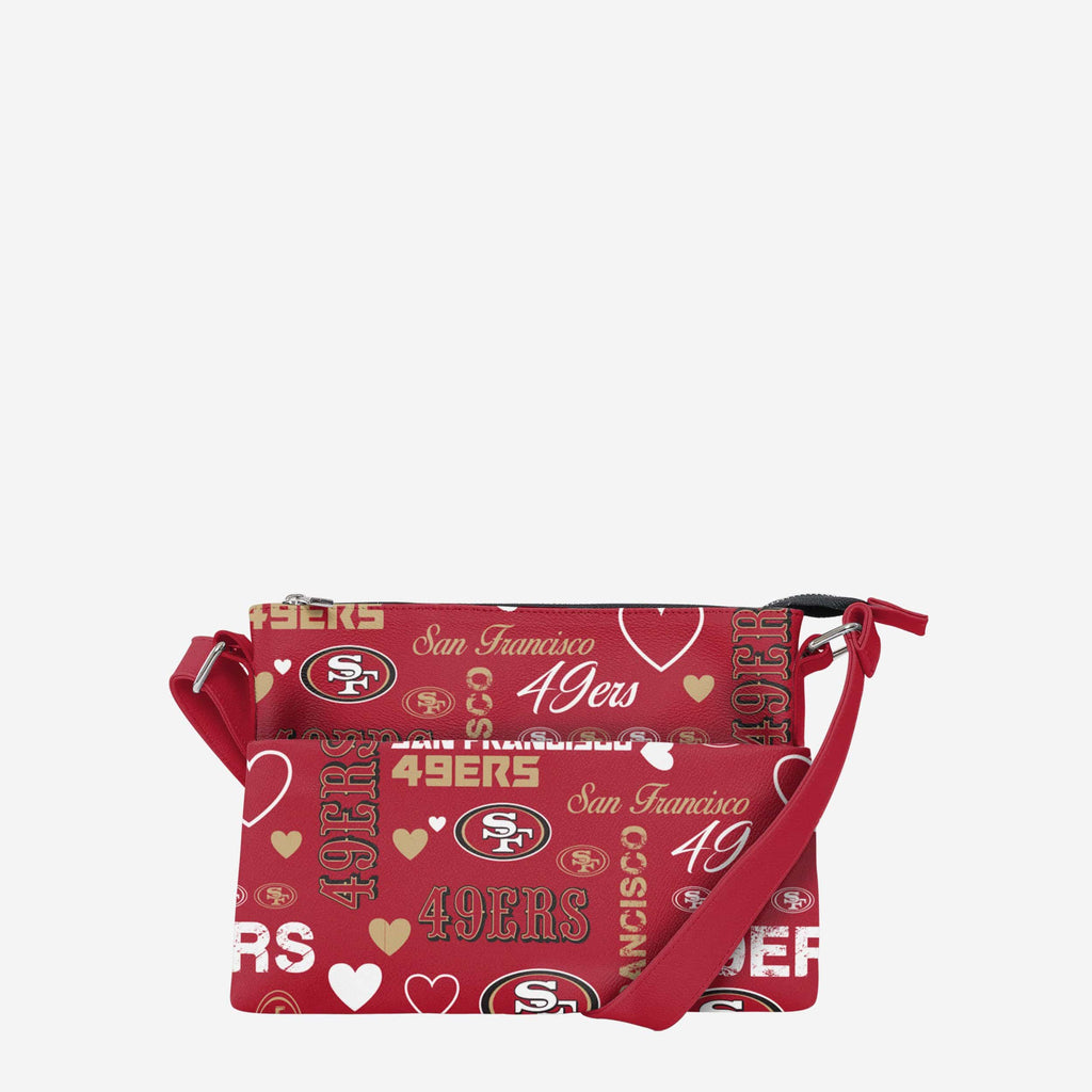 San Francisco 49ers Logo Love Crossbody Purse FOCO