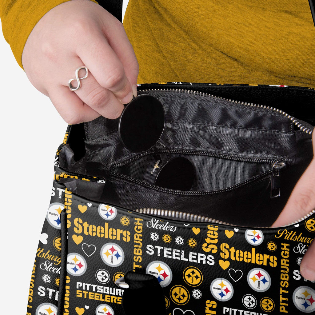 Pittsburgh Steelers Logo Love Purse FOCO