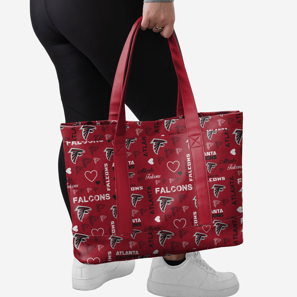 Atlanta Falcons Logo Love Tote Bag FOCO