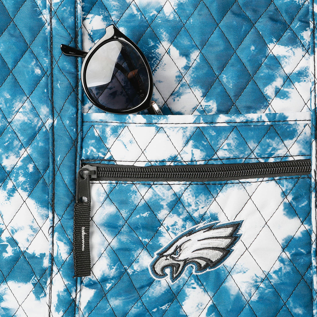 Philadelphia Eagles Tie-Dye Takeaway Tote Bag FOCO
