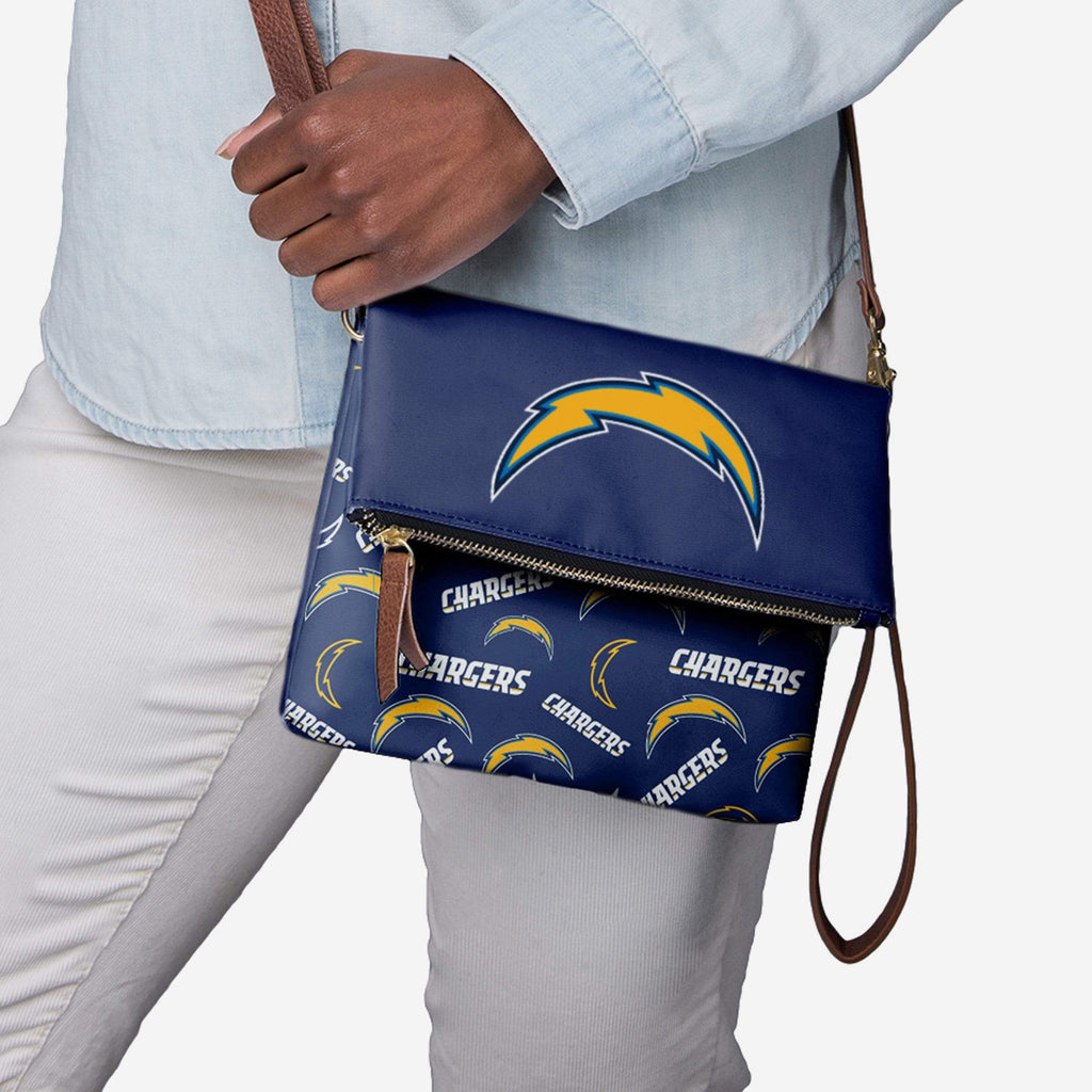 Los Angeles Chargers Printed Collection Foldover Tote Bag FOCO