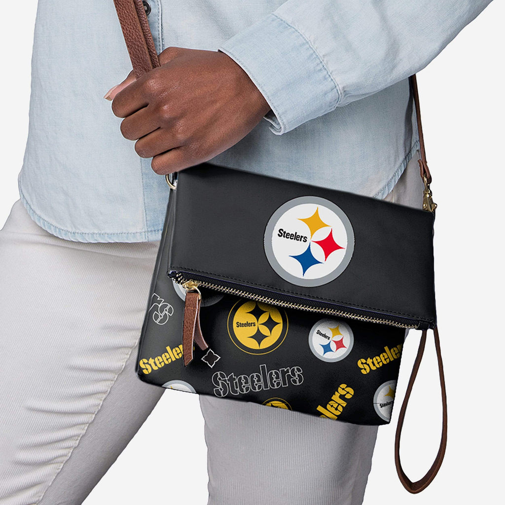 Pittsburgh Steelers Printed Collection Foldover Tote Bag FOCO