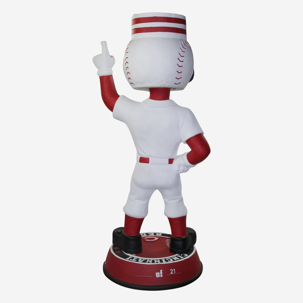 Mr. Redlegs Cincinnati Reds 3 Ft Mascot Bobblehead FOCO