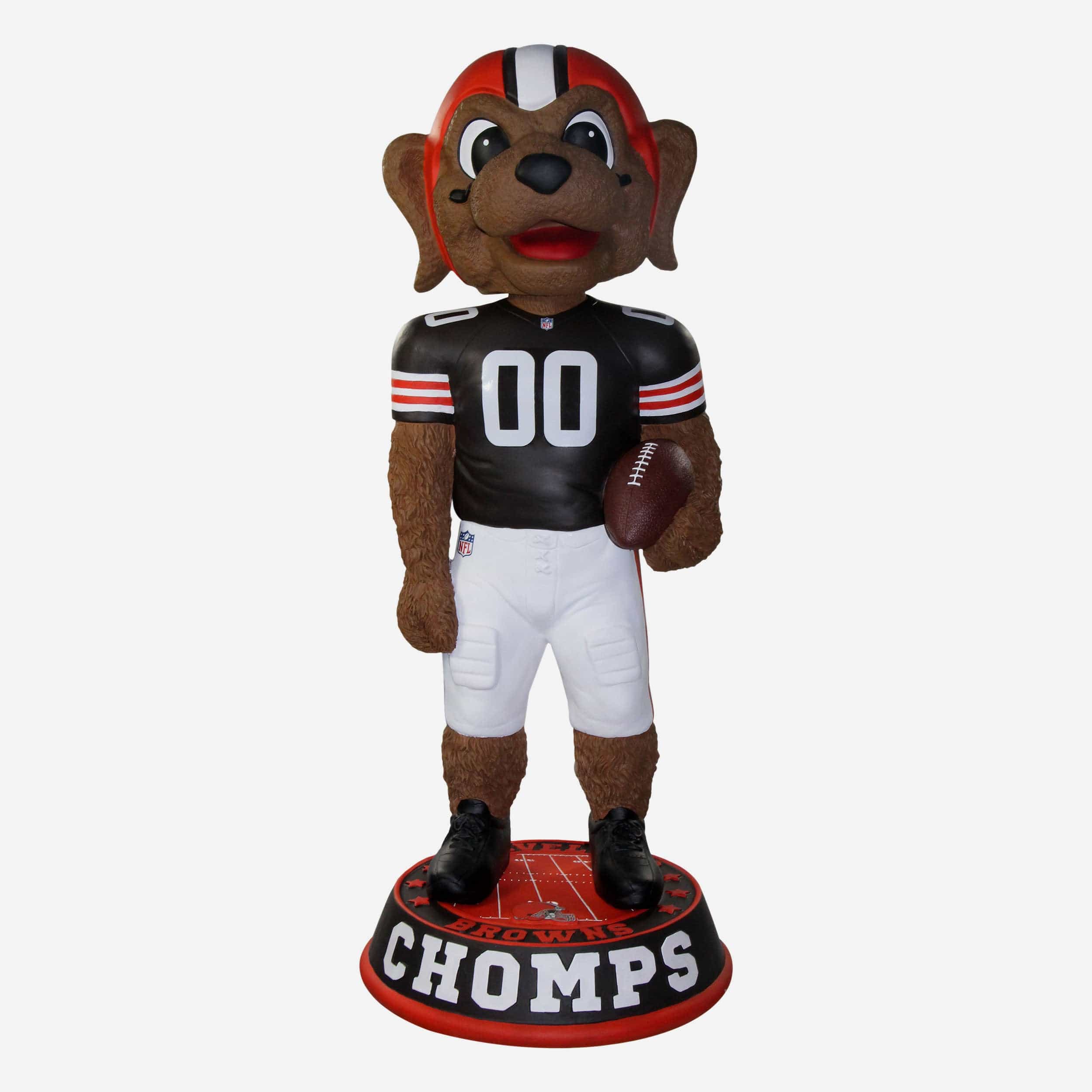 Cleveland Browns Chomps Mascot 3 Ft Bobblehead FOCO