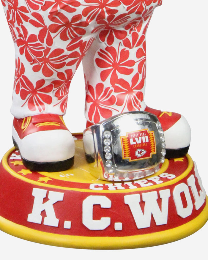 KC Wolf Kansas City Chiefs Super Bowl LVII Champions Floral Pants 3 Ft FOCO
