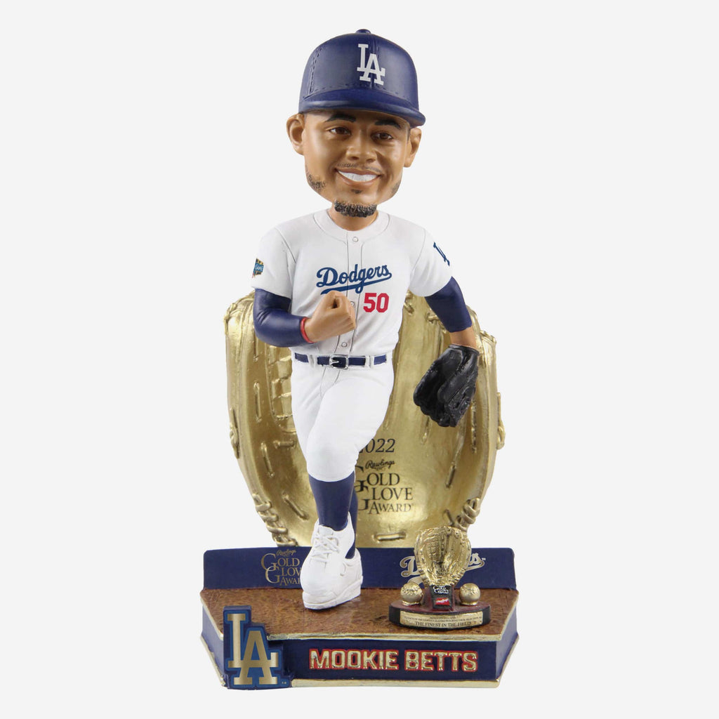 Mookie Betts Los Angeles Dodgers 2022 Gold Glove Bobblehead FOCO