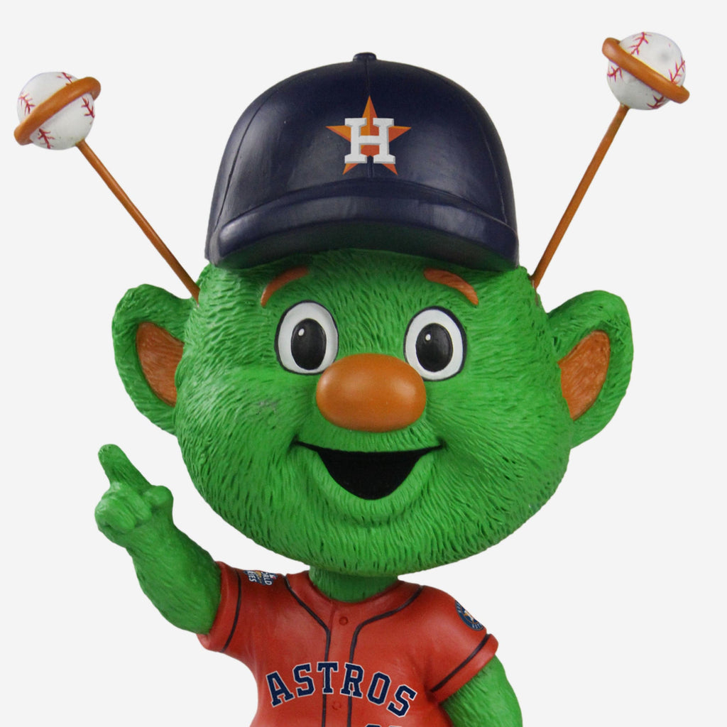 Orbit Houston Astros 2022 World Series Champions Orange Jersey Mascot FOCO