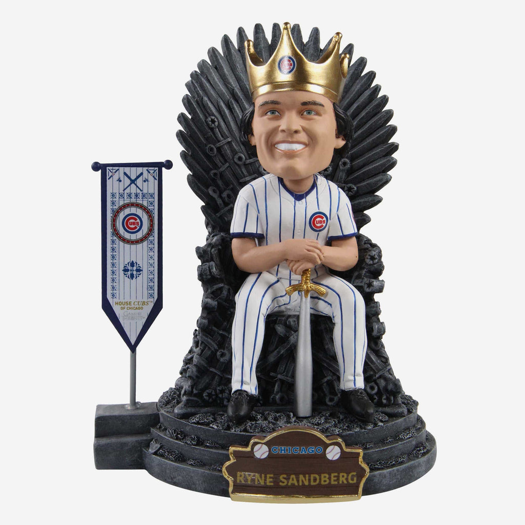 Game of Thrones™ Ryne Sandberg Chicago Cubs Iron Throne Legends Bobble FOCO