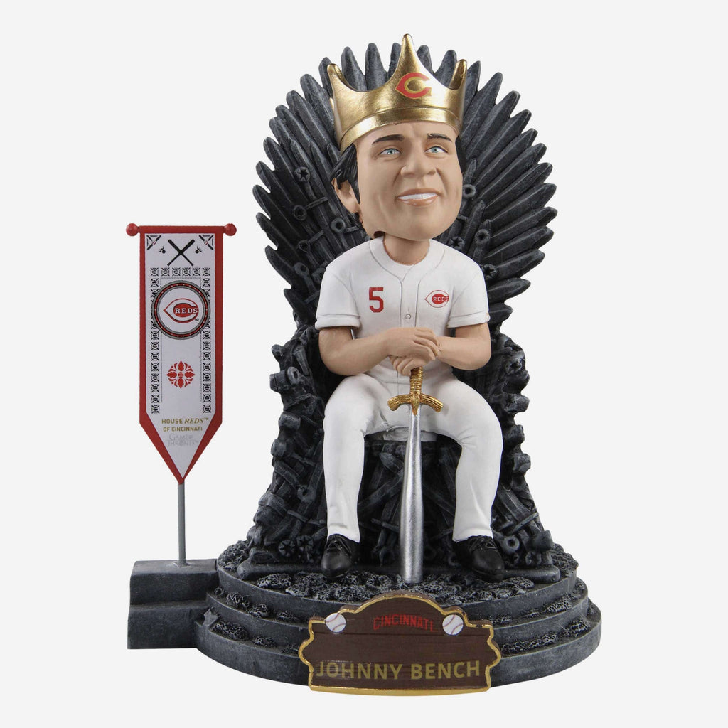Game of Thrones™ Johnny Bench Cincinnati Reds Iron Throne Legends Bobb FOCO