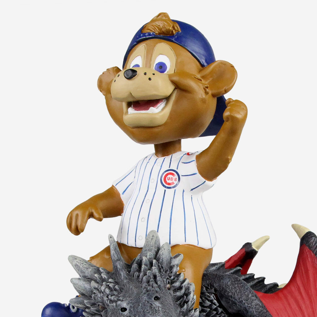 Game of Thrones™ Chicago Cubs Clark Mascot On Fire Dragon Bobblehead FOCO