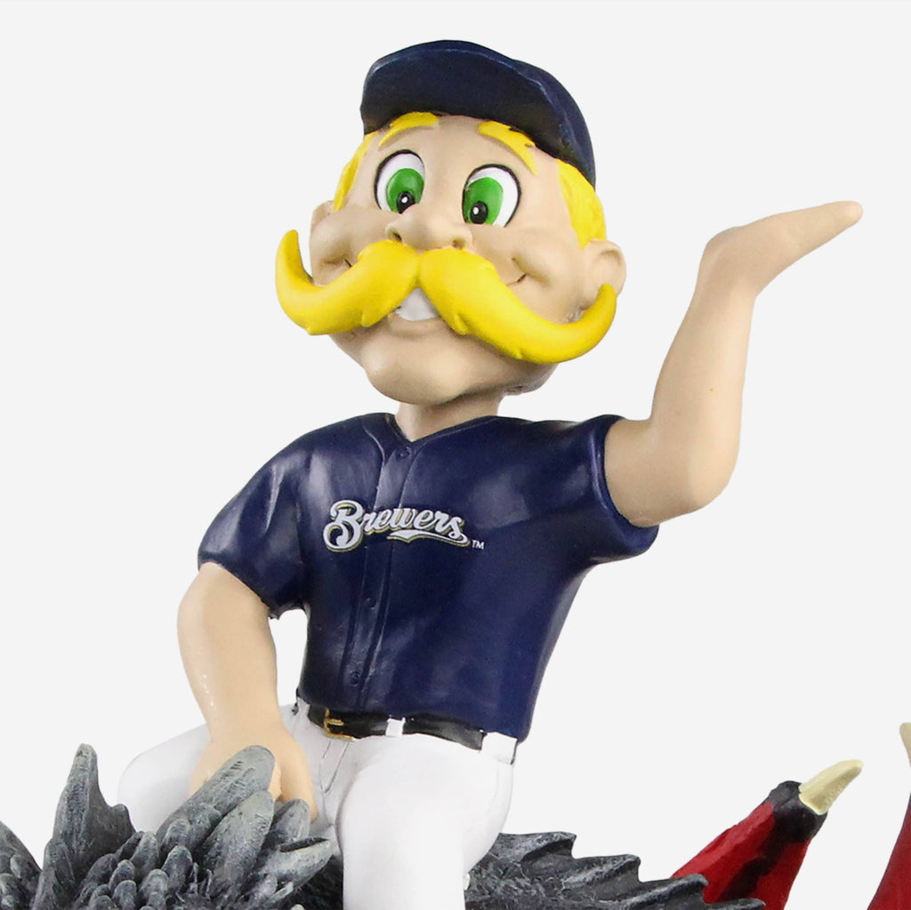 Game of Thrones™ Milwaukee Brewers Bernie Brewer Mascot On Fire Dragon FOCO