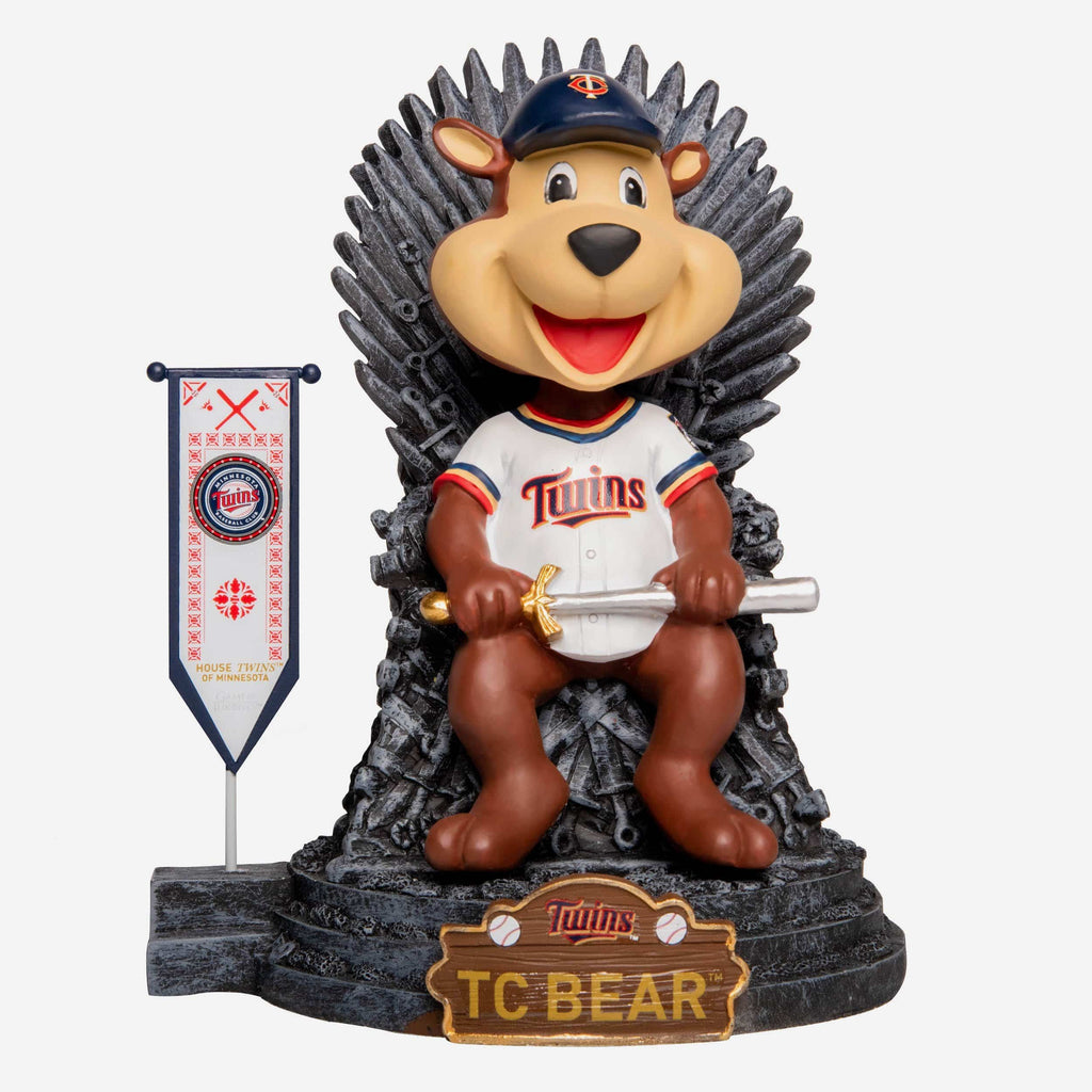 Game of Thrones™ Minnesota Twins TC Bear Mascot Bobblehead FOCO