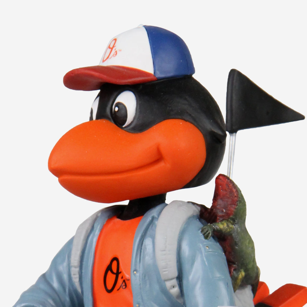 The Oriole Bird Baltimore Orioles Stranger Things Mascot On Bike Bobbl FOCO