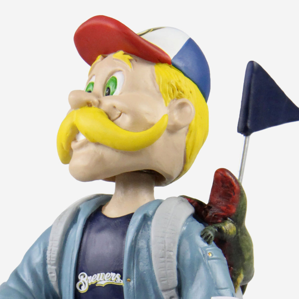 Bernie Brewer Milwaukee Brewers Stranger Things Mascot On Bike Bobbleh FOCO