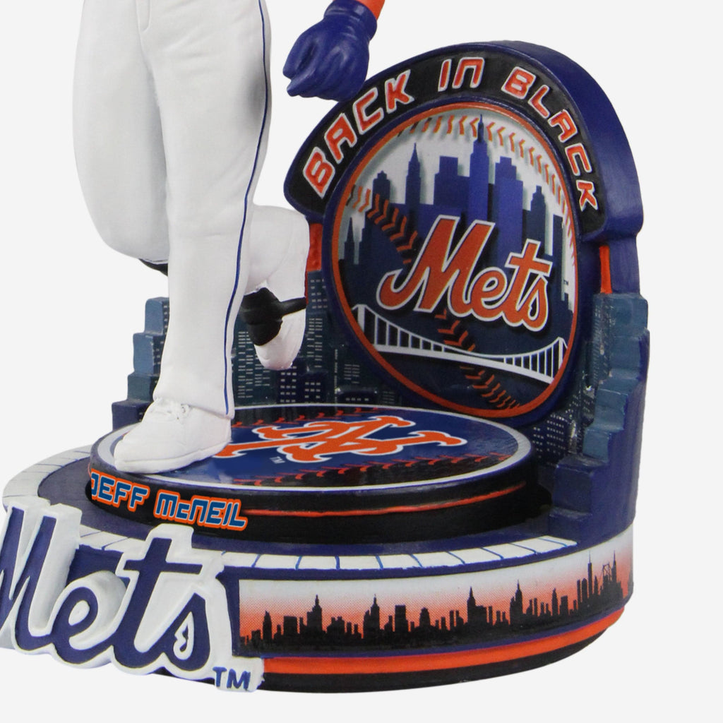 Jeff McNeil New York Mets Black Jersey Bobblehead FOCO