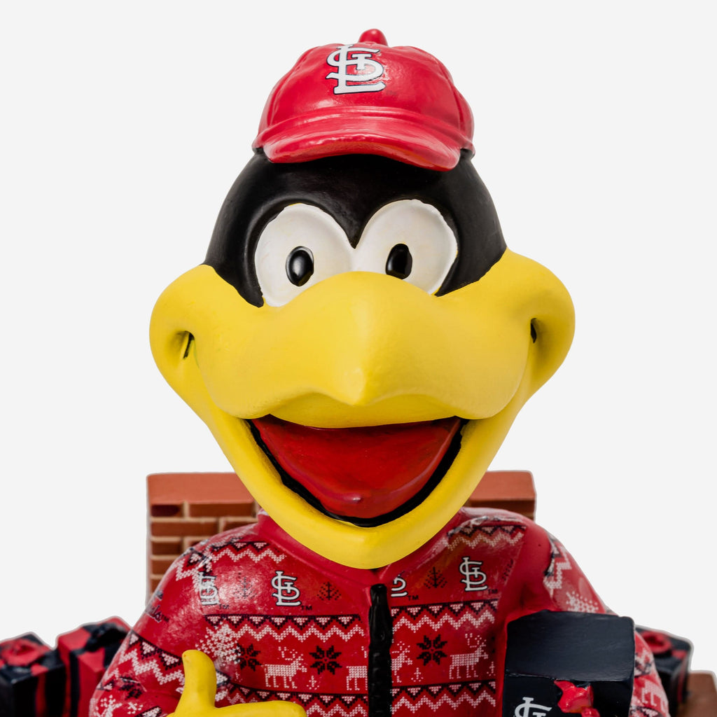Fredbird St Louis Cardinals Holiday Mascot Bobblehead FOCO