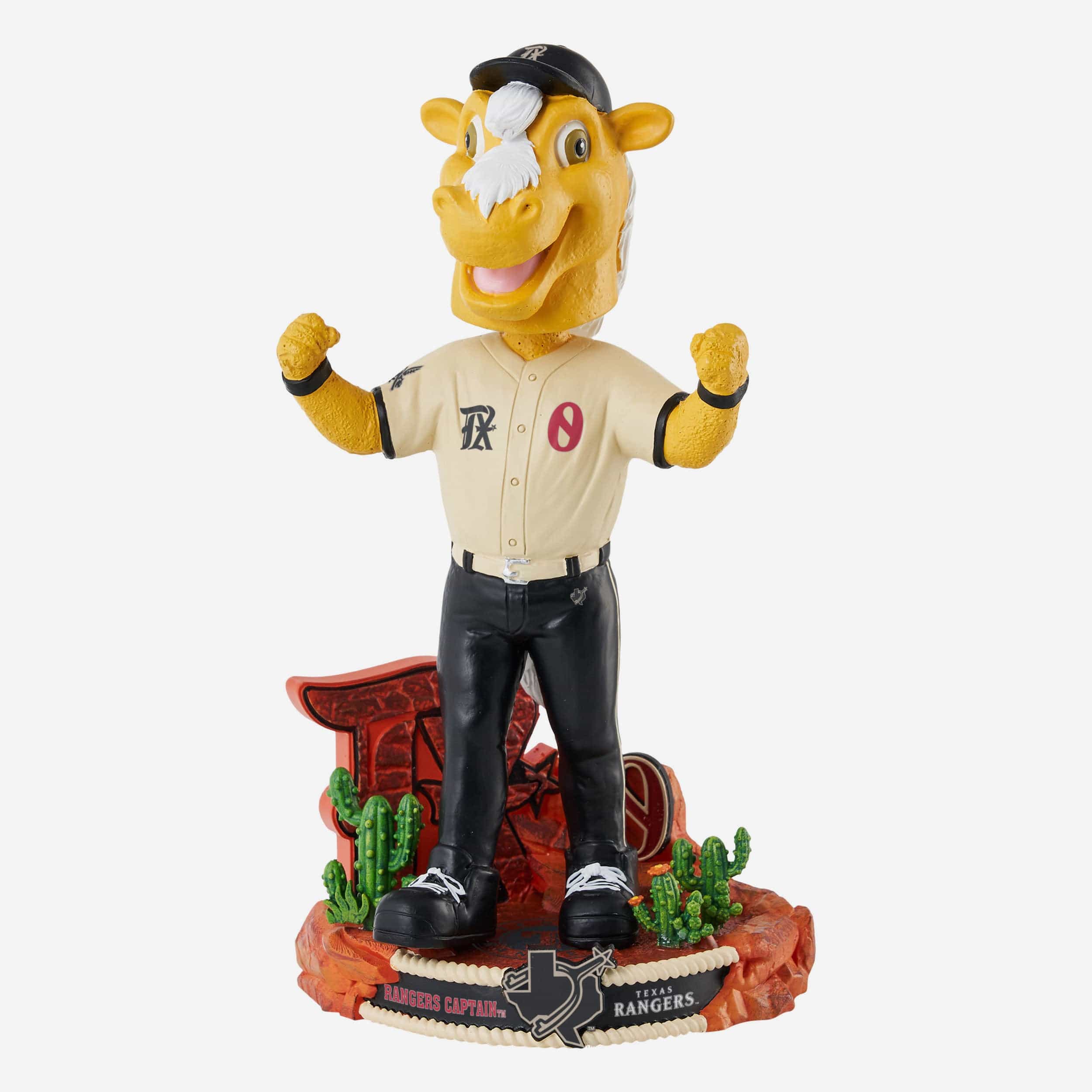 Rangers Captain Texas Rangers 2023 City Connect Mascot Bobblehead FOCO