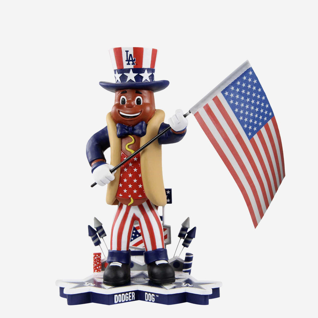 Los Angeles Dodgers 4th of July Dodger Dog Bobblehead FOCO