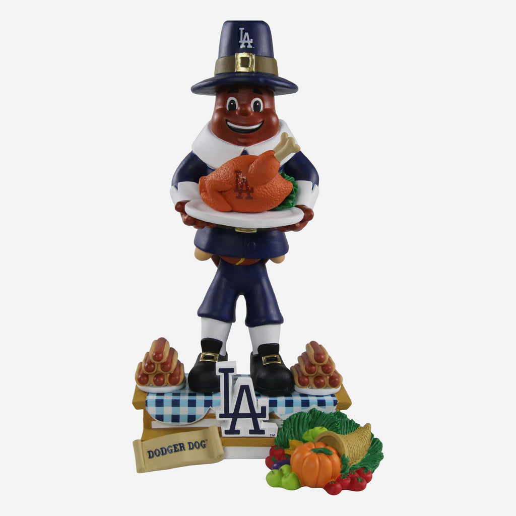 Los Angeles Dodgers Thanksgiving Dodger Dog Bobblehead FOCO