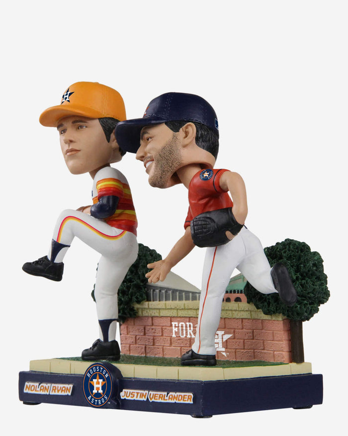 Nolan Ryan & Justin Verlander Houston Astros Then and Now Bobblehead FOCO