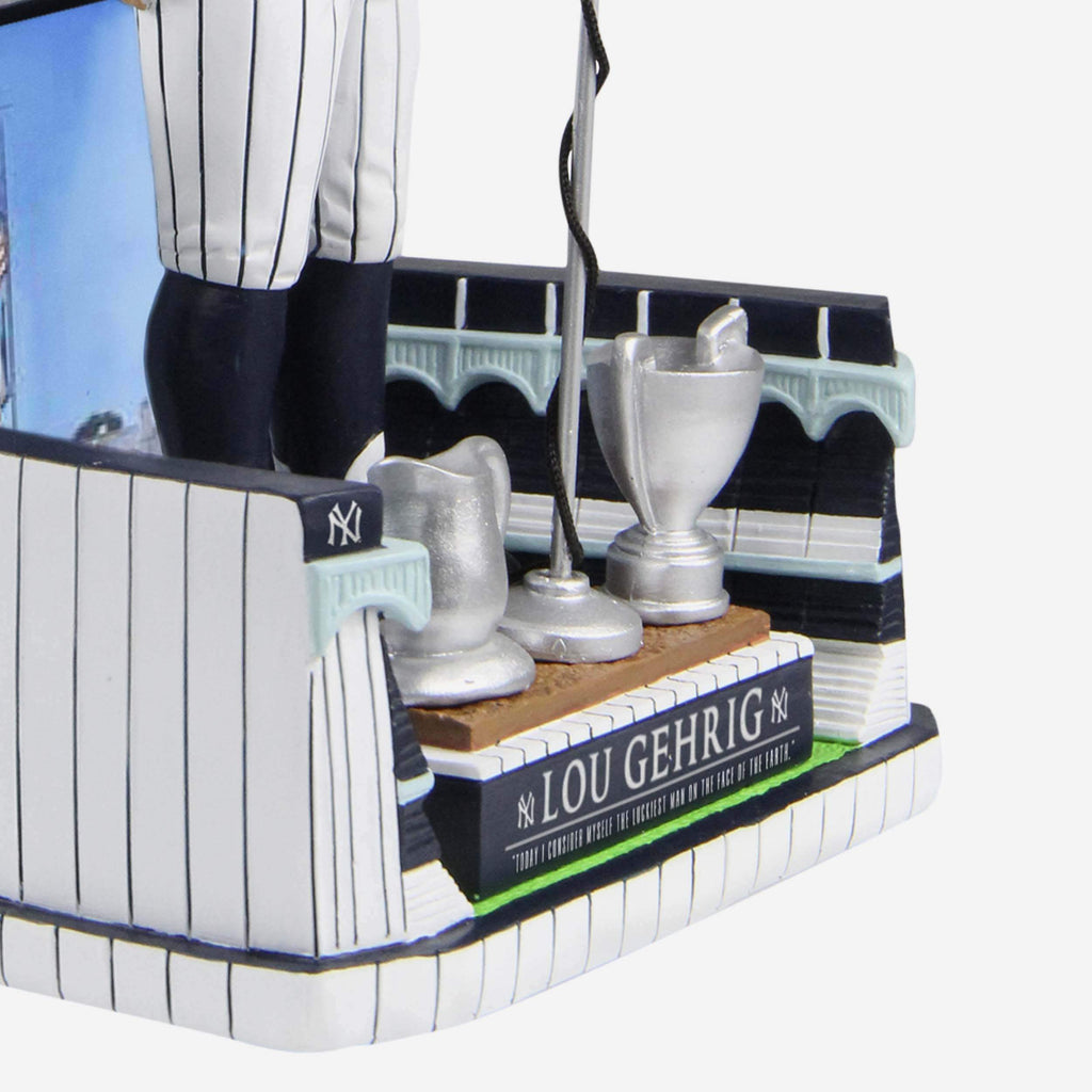 Lou Gehrig New York Yankees Luckiest Man Speech Bobblehead FOCO