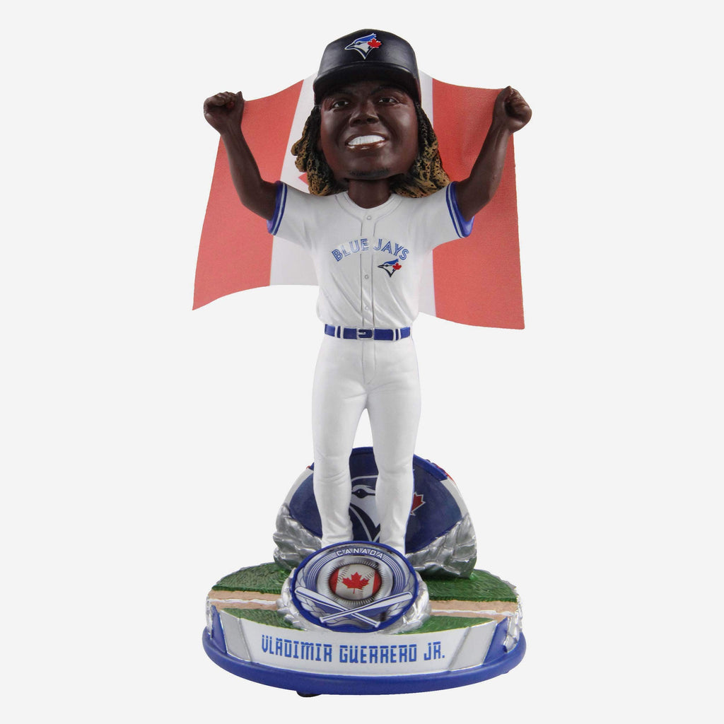 Vladimir Guerrero Jr Toronto Blue Jays National Flag Bobblehead FOCO