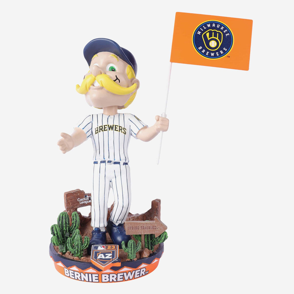 Bernie Brewer Milwaukee Brewers Cactus League Mascot Bobblehead FOCO