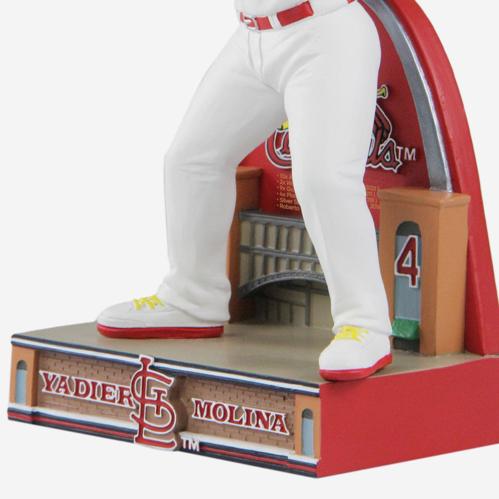 Yadier Molina St Louis Cardinals Career Stats Bobblehead FOCO