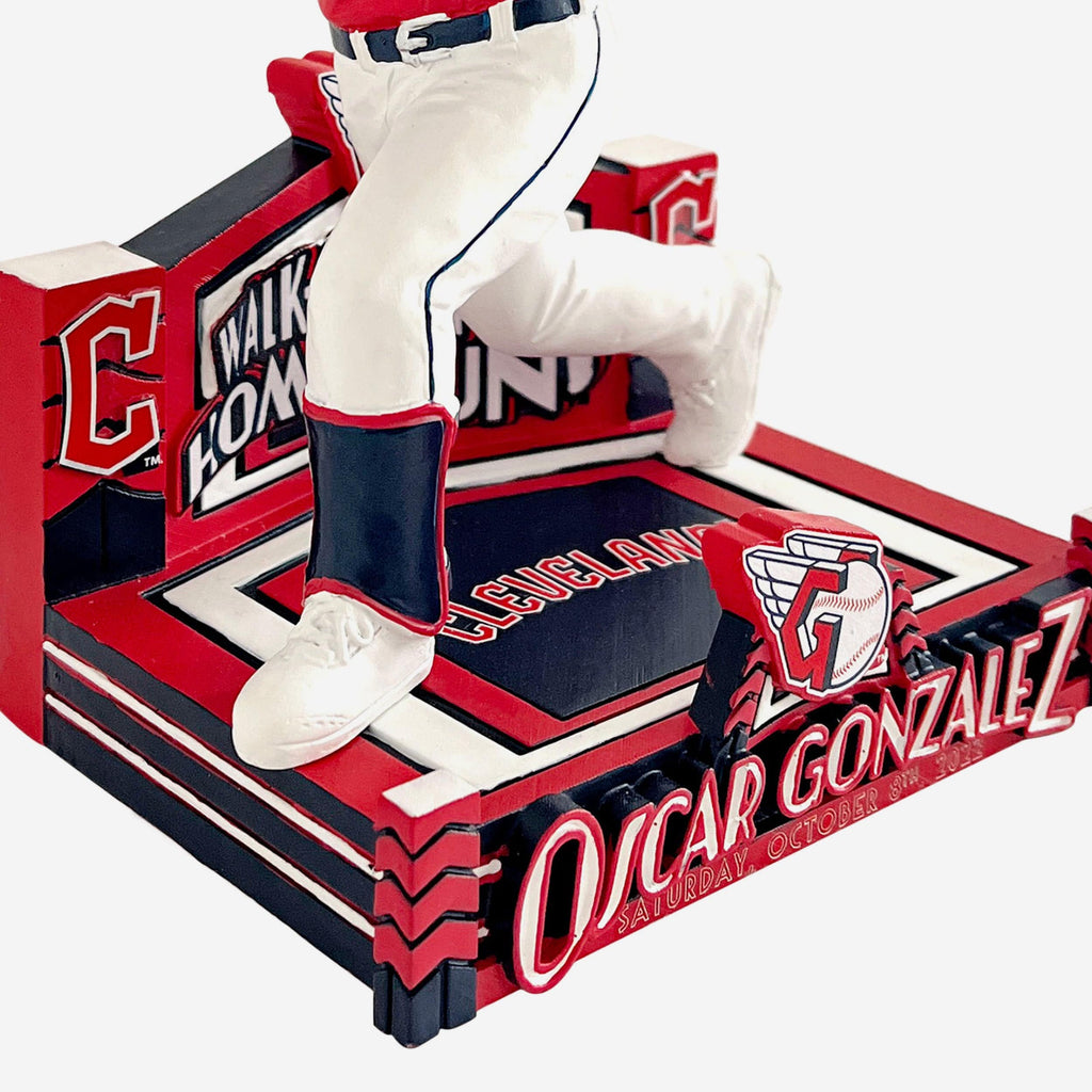 Oscar Gonzalez Cleveland Guardians Wild Card Walk-Off Home Run Bobbleh FOCO