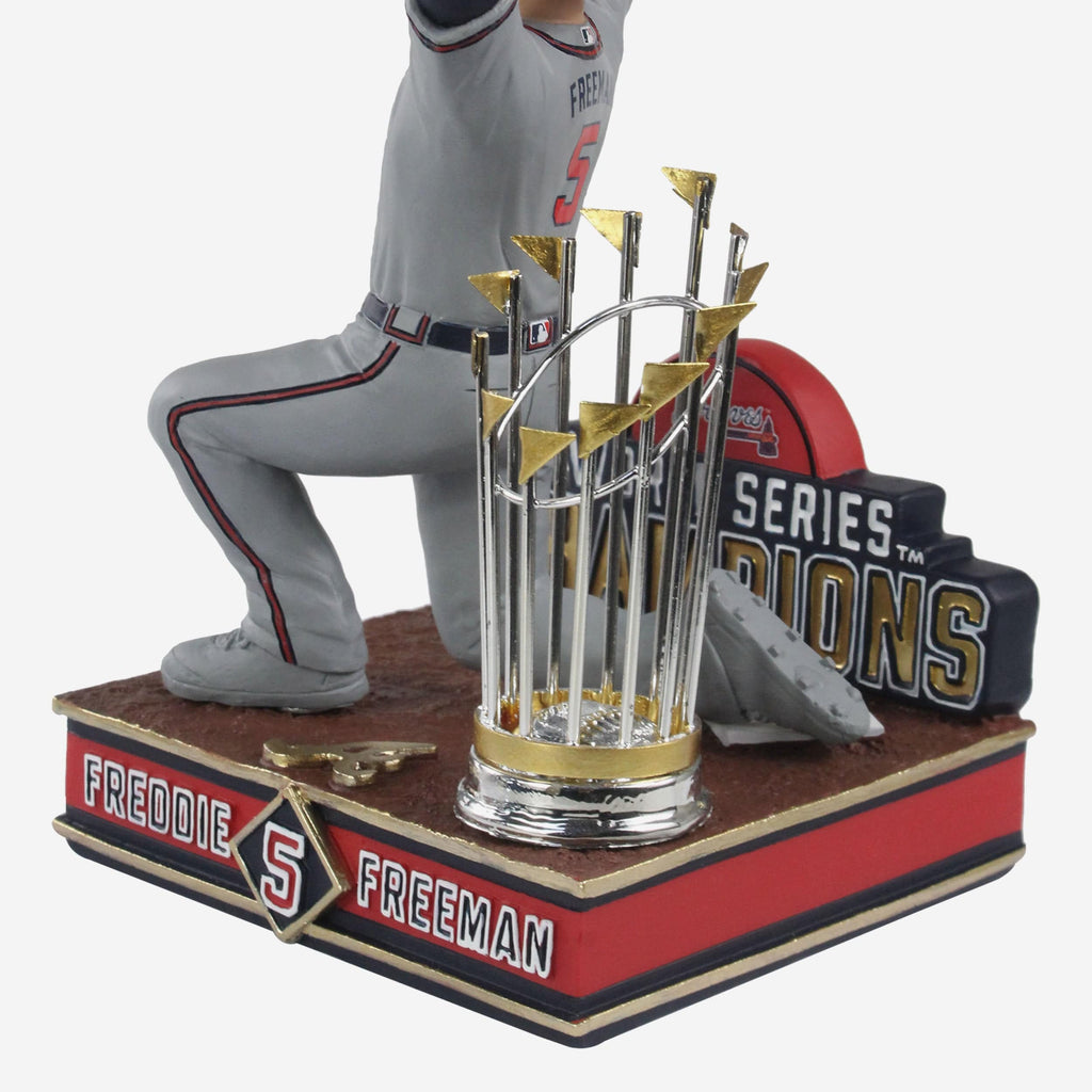Freddie Freeman Atlanta Braves 2021 World Series Champions Moment Bobb FOCO