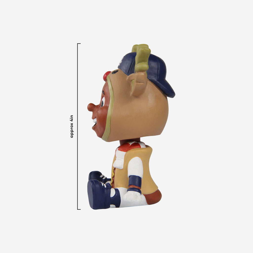 Dodger Dog Los Angeles Dodgers Christmas Mascot Bobble Bro Mini Bobble FOCO