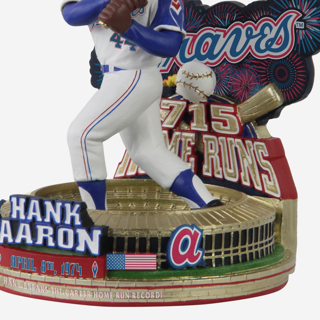 Hank Aaron Atlanta Braves 715th Home Run Moment Variant Bobblehead FOCO