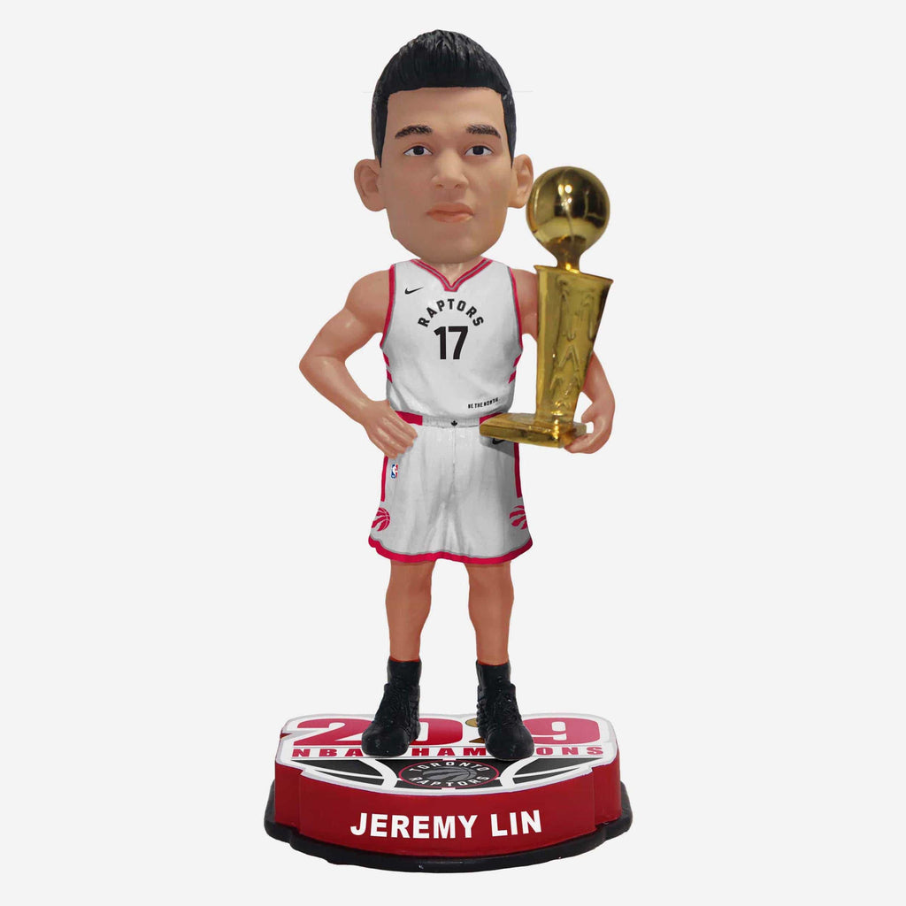 Jeremy Lin Toronto Raptors 2019 NBA Champions Bobblehead FOCO