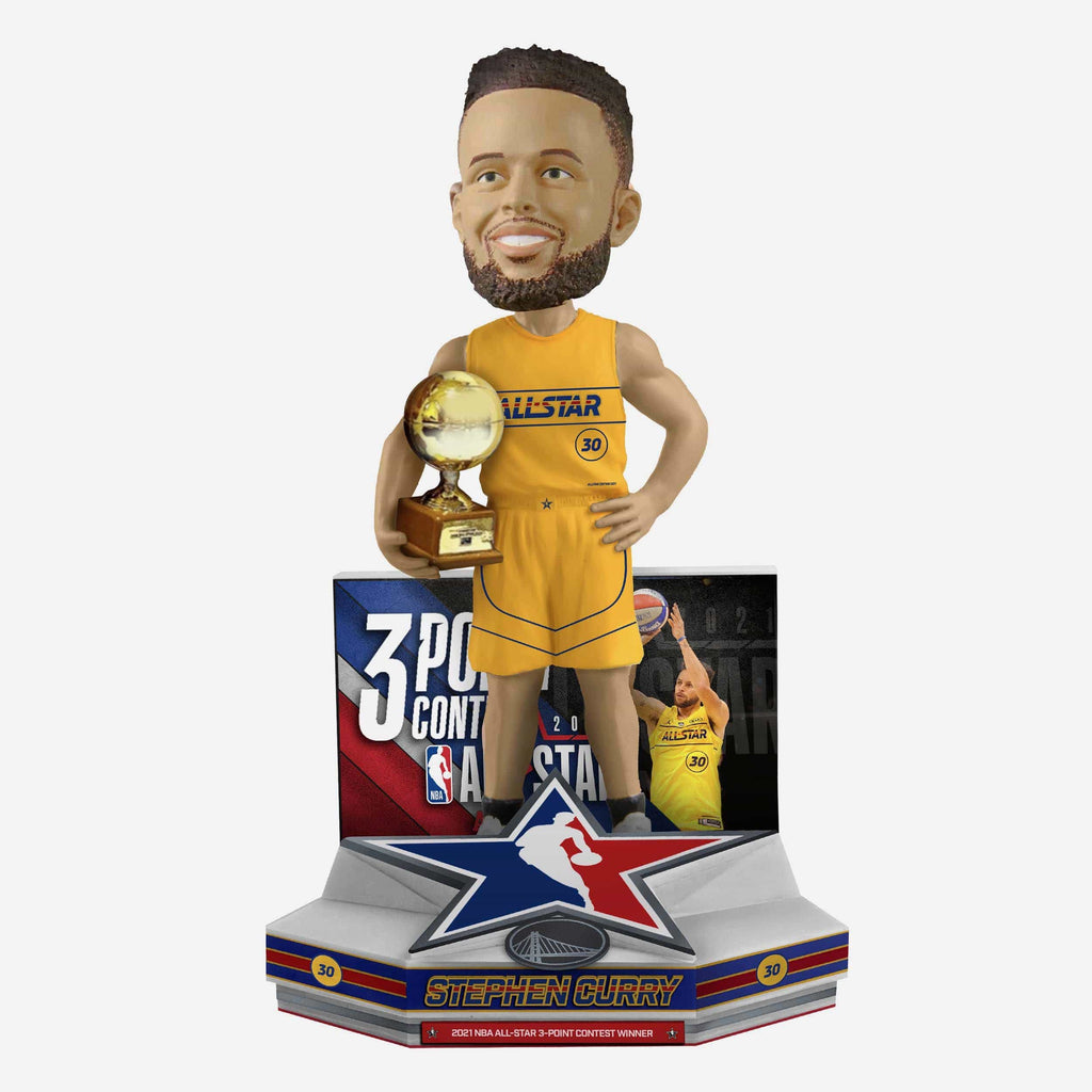 Steph Curry Golden State Warriors 2021 NBA All-Star 3 Point Champion B FOCO