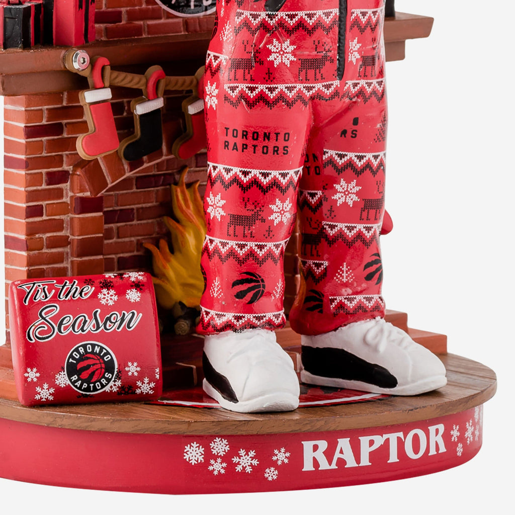 The Raptor Toronto Raptors Holiday Mascot Bobblehead FOCO