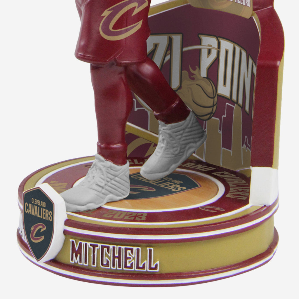 Donovan Mitchell Cleveland Cavaliers 71 Point Game Bobblehead FOCO