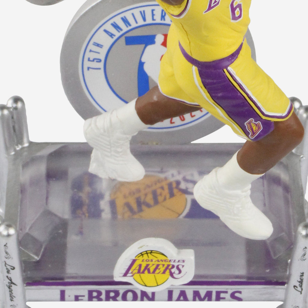 LeBron James Los Angeles Lakers 75th Anniversary Bobblehead FOCO
