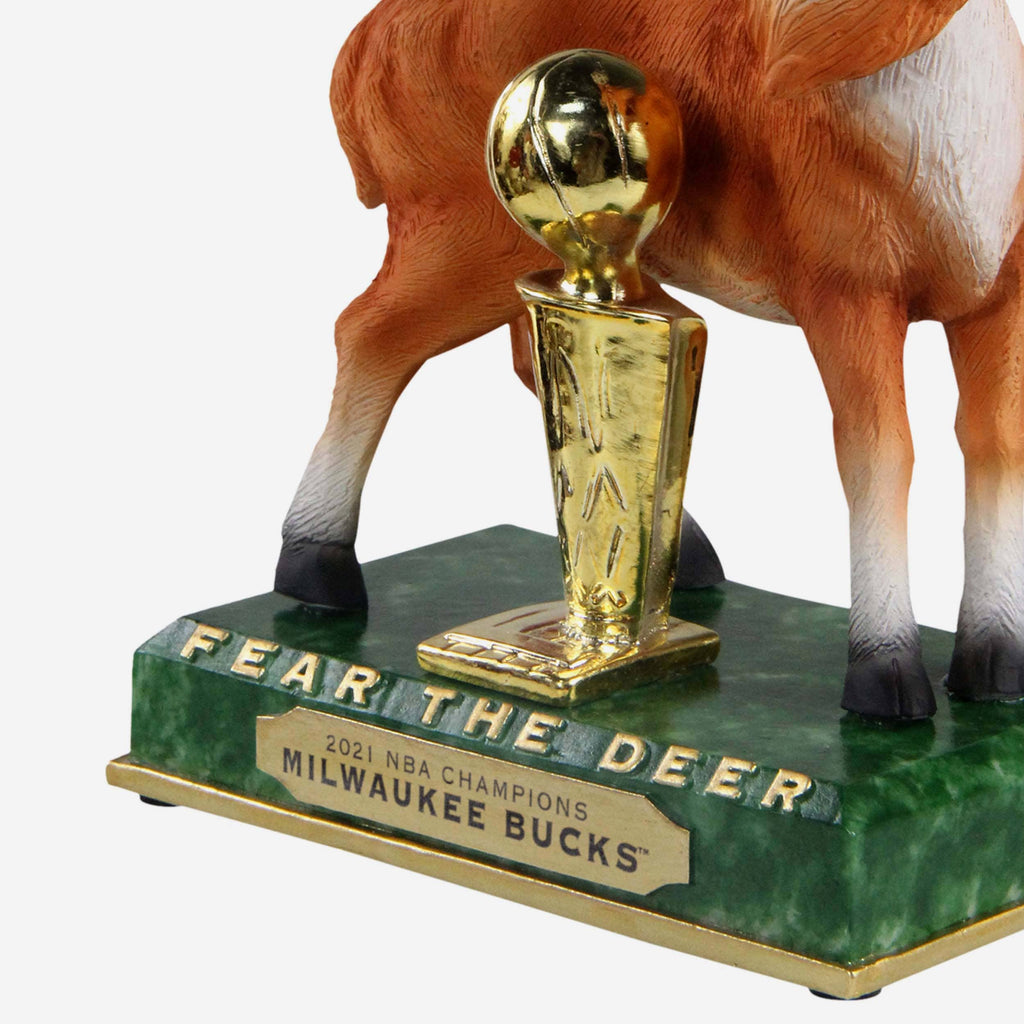 Milwaukee Bucks Deer With Trophy Bobblehead FOCO