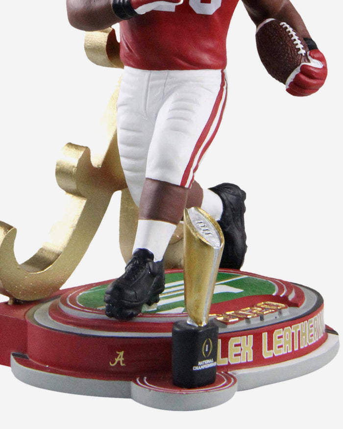Alex Leatherwood Alabama Crimson Tide 2020 National Championship Troph FOCO