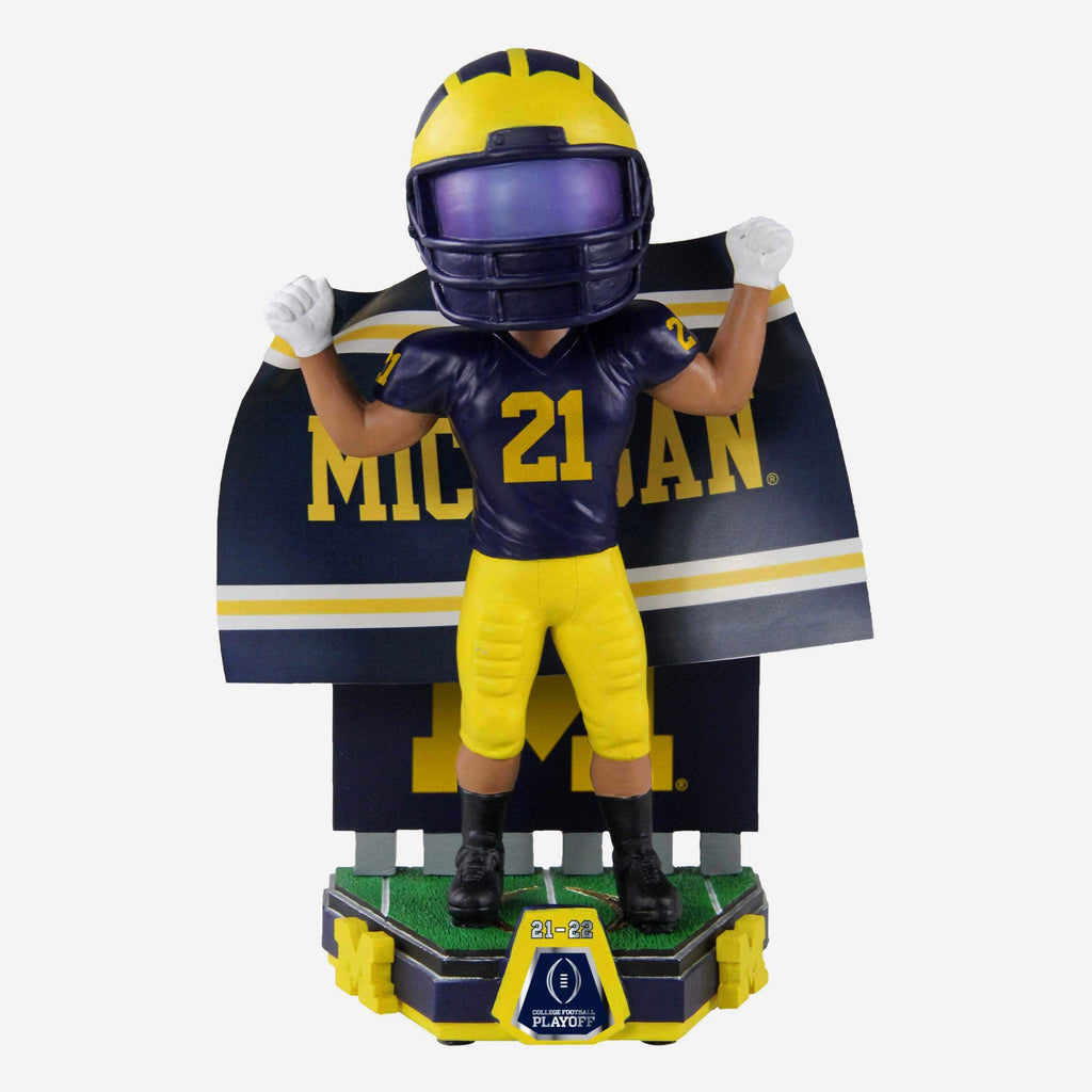Michigan Wolverines 2022 College Football Playoffs Matchup Bobblehead FOCO
