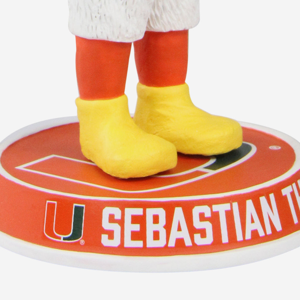 Sebastian Miami Hurricanes Mascot Bighead Bobblehead FOCO