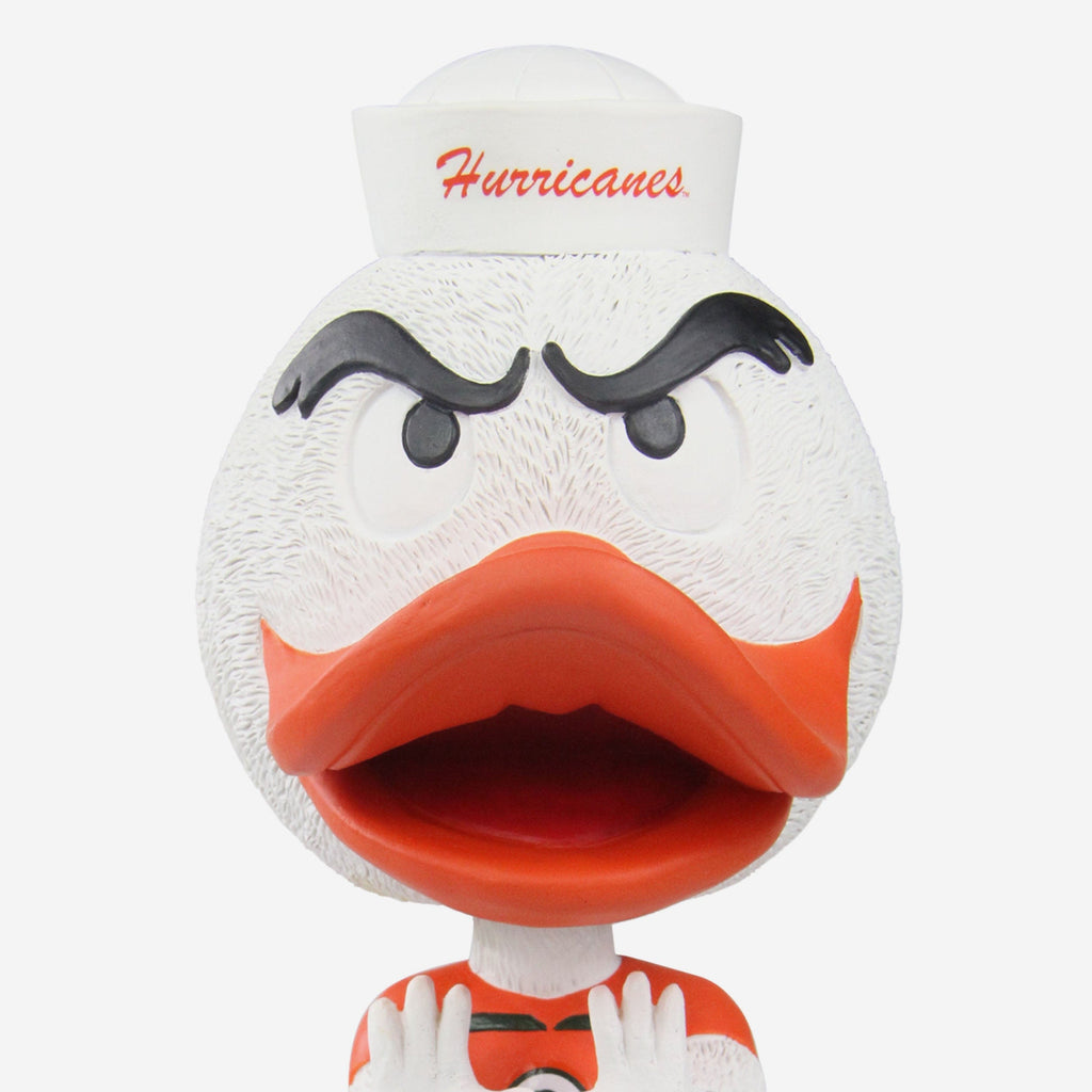 Sebastian Miami Hurricanes Mascot Bighead Bobblehead FOCO