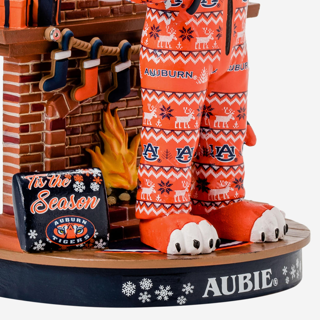 Aubie The Tiger Auburn Tigers Holiday Mascot Bobblehead FOCO