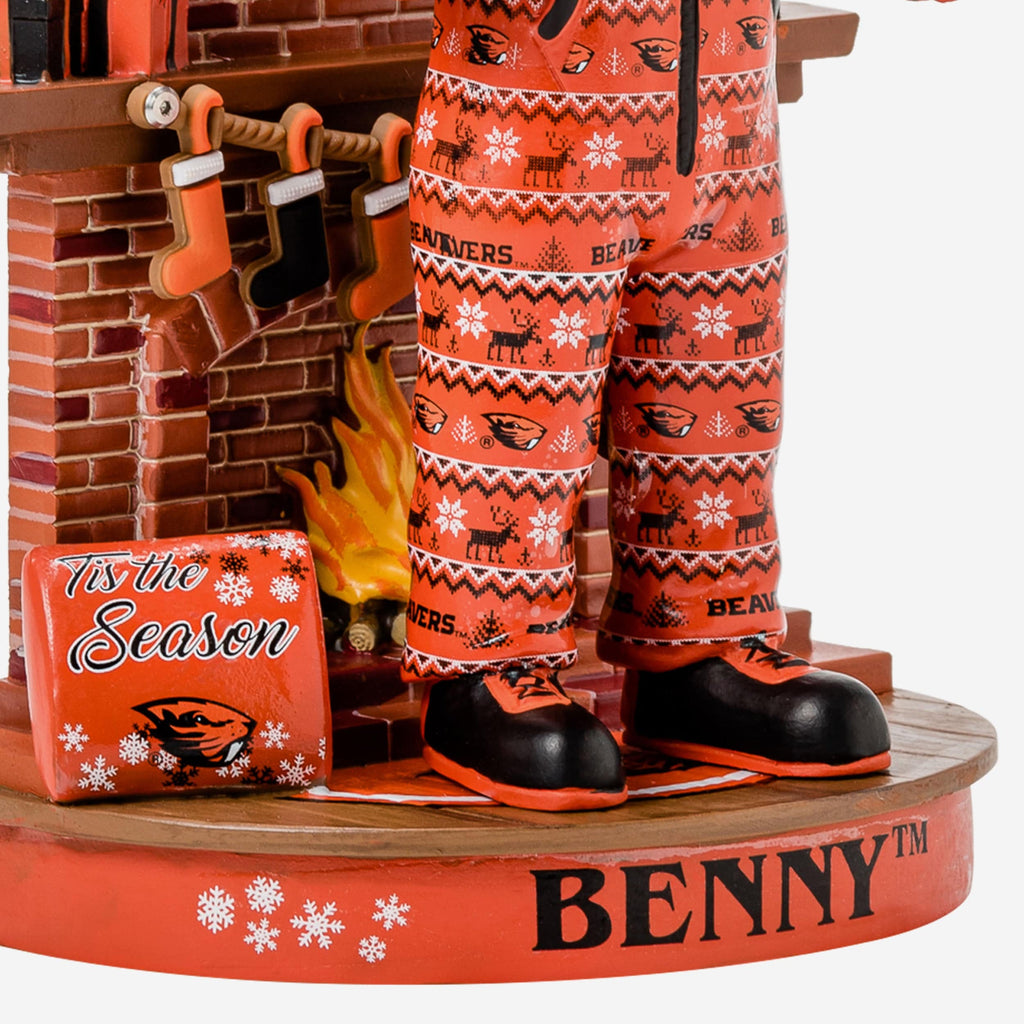Benny Beaver Oregon State Beavers Holiday Mascot Bobblehead FOCO
