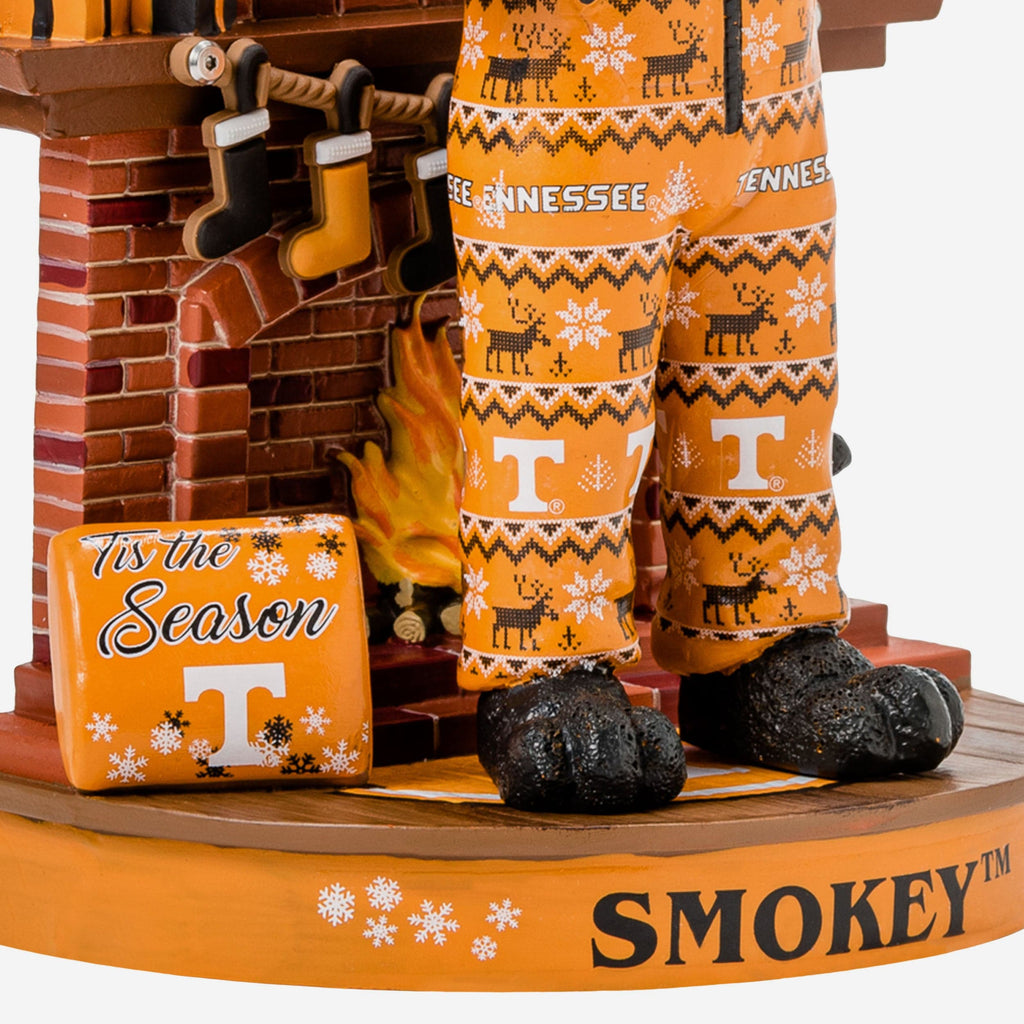 Smokey Tennessee Volunteers Holiday Mascot Bobblehead FOCO