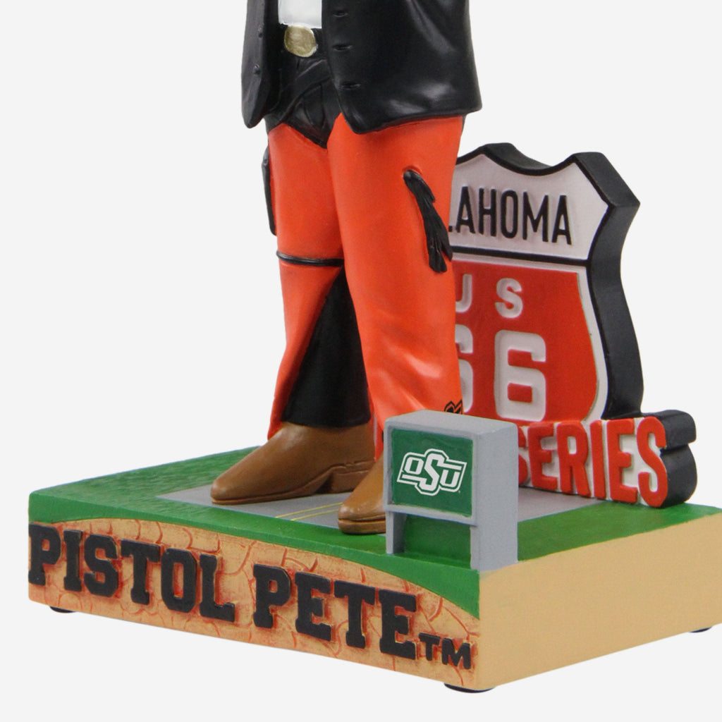 Pistol Pete Oklahoma State Cowboys Rival Connect Mascot Bobblehead FOCO