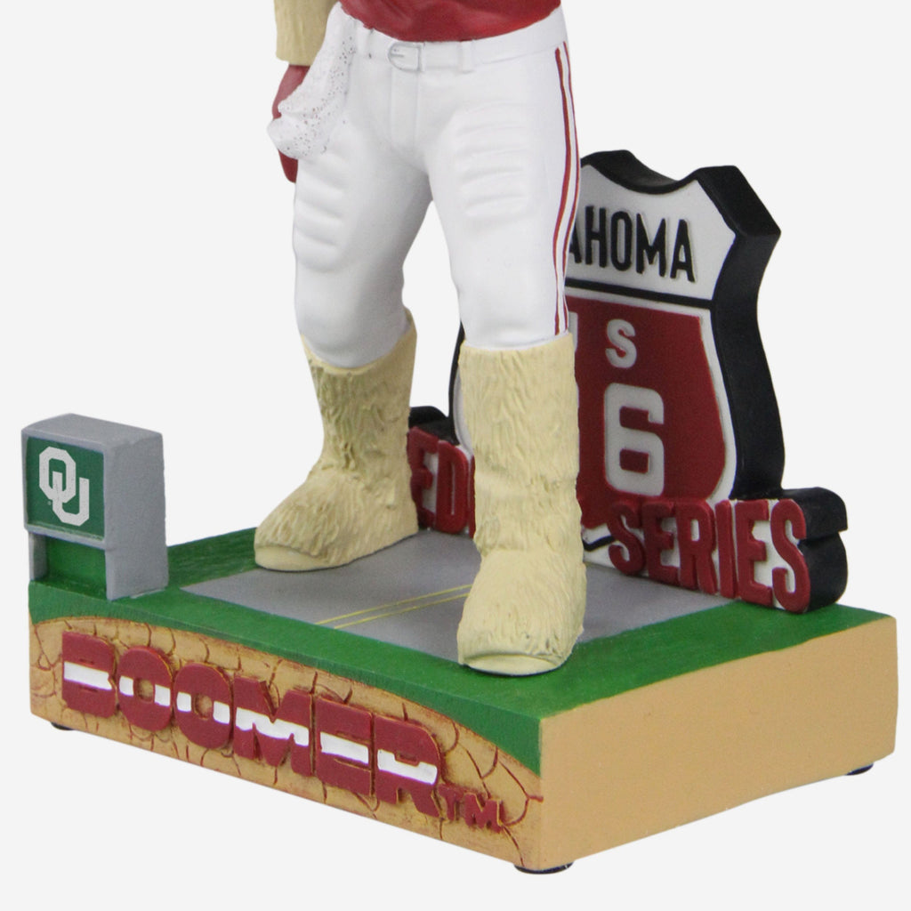 Boomer Oklahoma Sooners Rival Connect Mascot Bobblehead FOCO