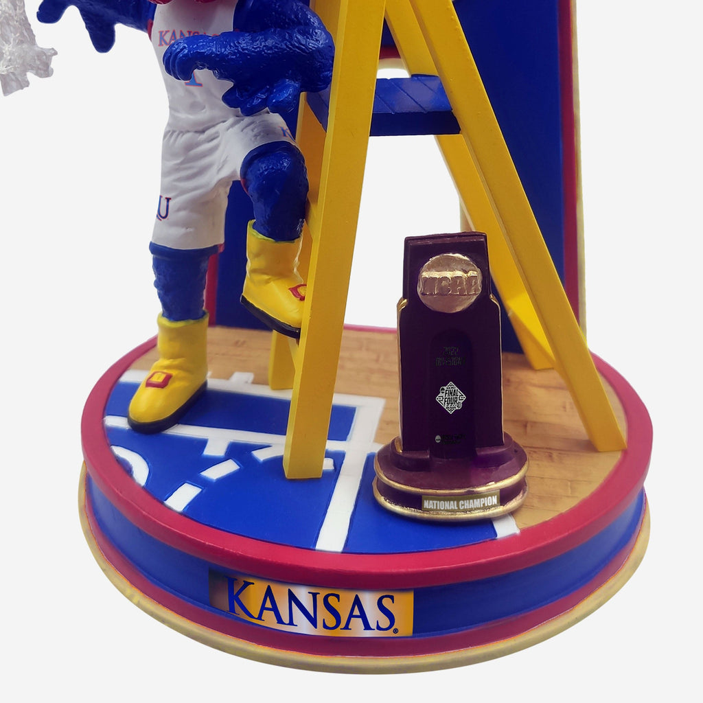 Big Jay Kansas Jayhawks 2022 NCAA Basketball National Champions Cuttin FOCO