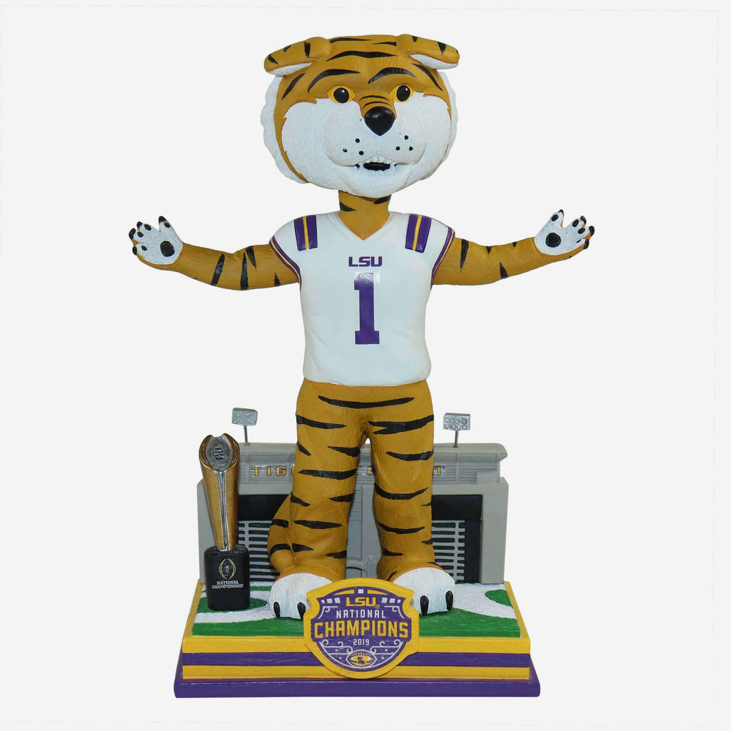 Mike The Tiger LSU Tigers 2019 Football National Champions Bobblehead FOCO